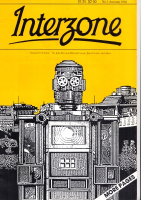 Interzone no 5 (+ handwritten note from co-editor).