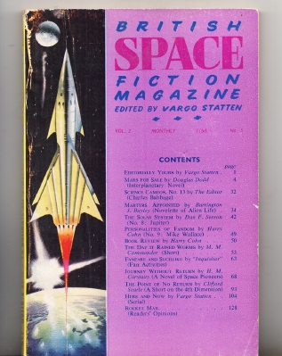 The British Space Fiction Magazine vol 2 no 5.